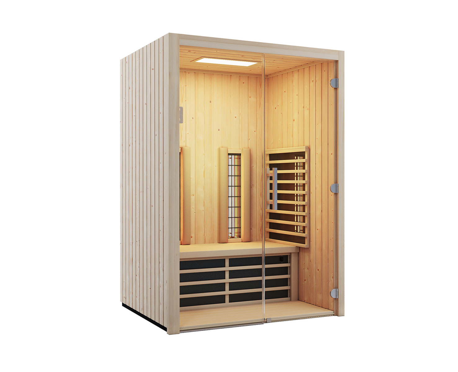 Fusion glass infrared cabin